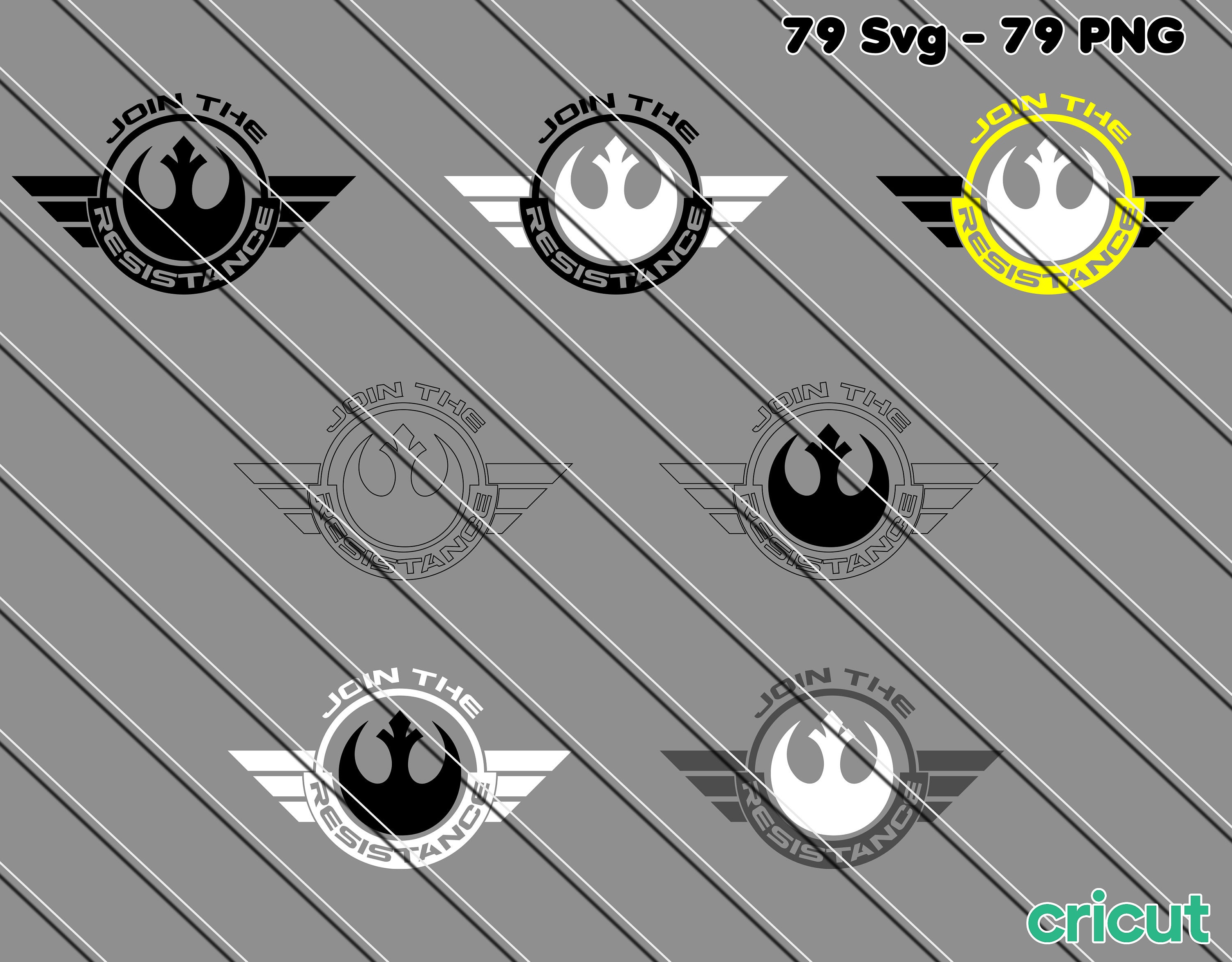 Star Wars Logos SVG: Rebel Alliance, Galactic Empire (79 SVG/PNG ...