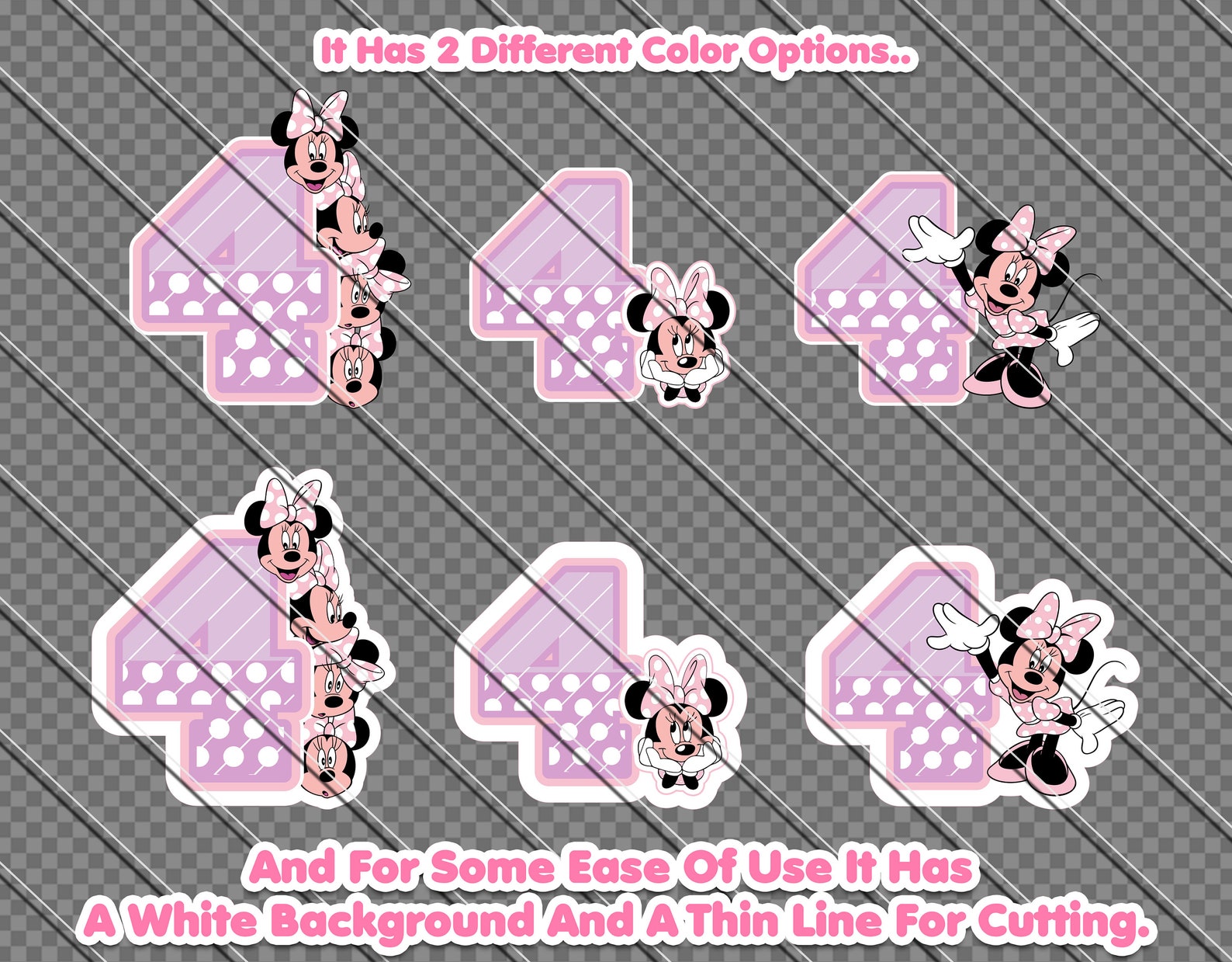 Minnie Mouse Svg, Minnie Svg for Cricut, Printable Minnie Mouse Png ...