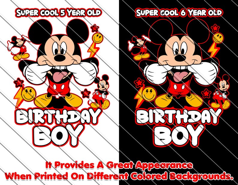 Mickey Birthday Boy Family Svg, Mickey Matching Family, Mickey Mouse ...
