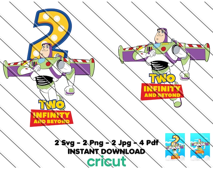 Digital Toy Story Two Infinity and Beyond Chip Bag/treat Bag Template ...