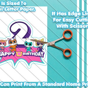 Instant Download Super Kitties Cake Topper, Super Kitties Png ...