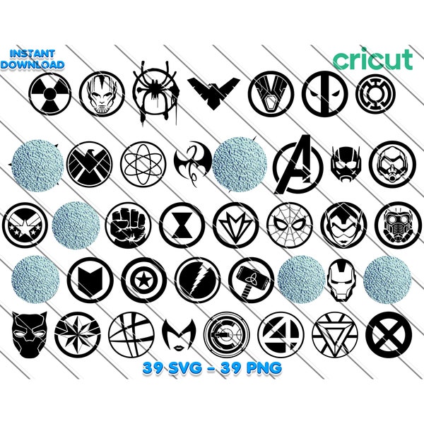 Superhero Logo Svg - Etsy