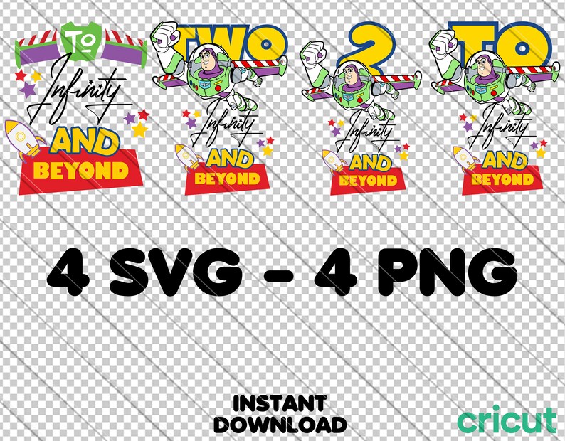 Two Infinity and Beyond Svg, Toy Story Png (digital Download) - Etsy