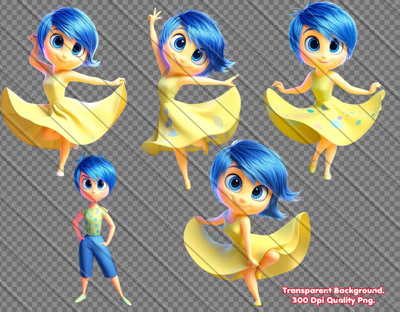 Inside Out 2 PNG Clipart: Transparent Background, Digital Files ...