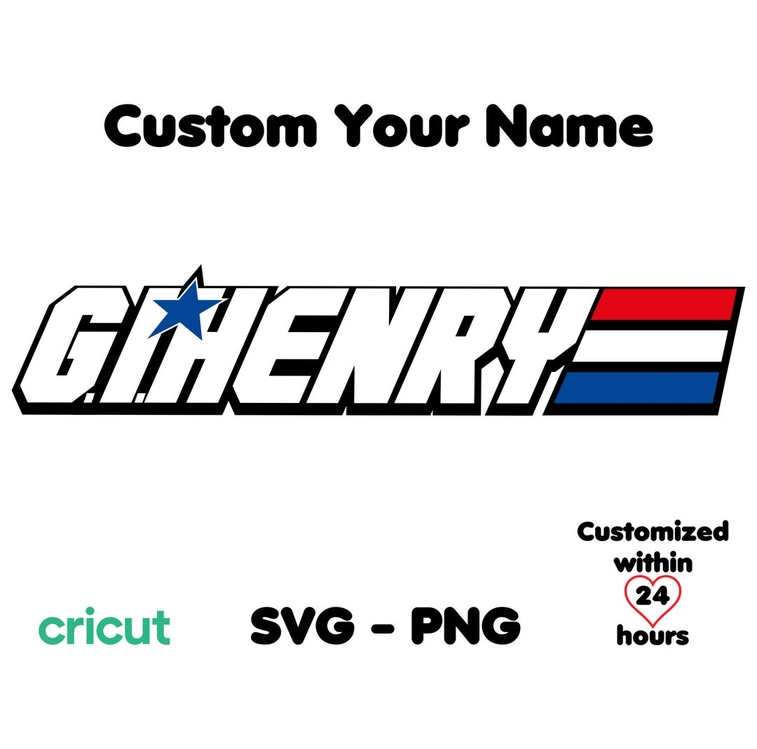 Customized G.i.your Name, Digital Download Svg, Png, Svg for Cricut - Etsy