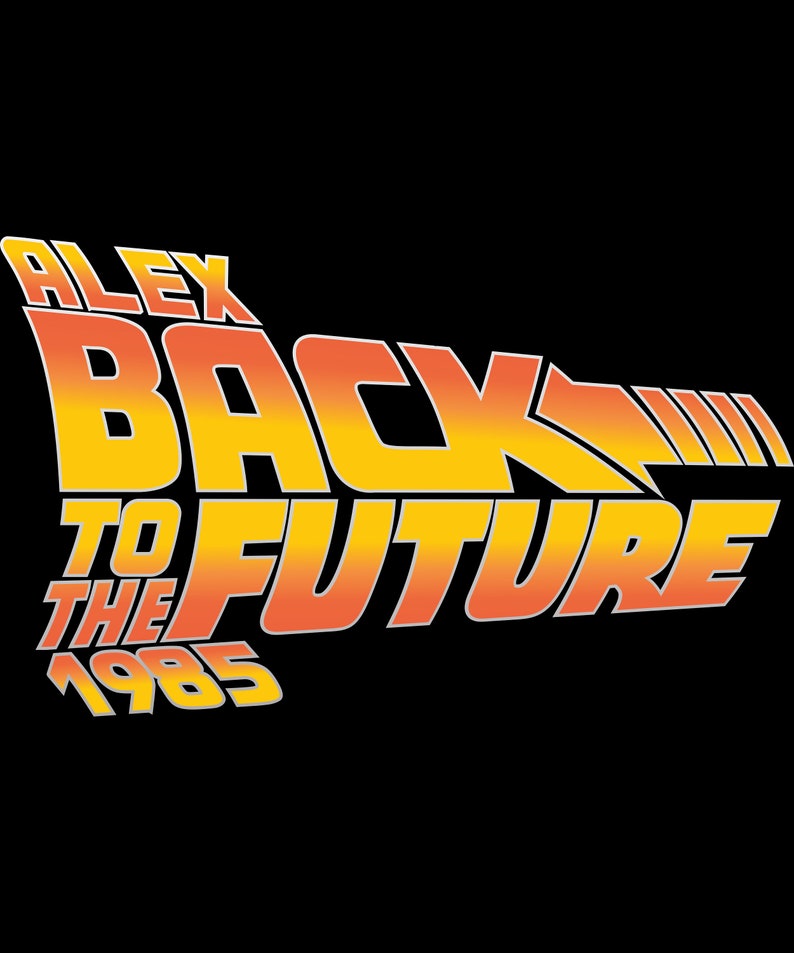 Customized Back to the Future Svg, Digital Download Svg, Png, Clip Art ...