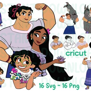 Luisa Encanto SVG & PNG Clipart: Cricut, Silhouette (digital Download ...