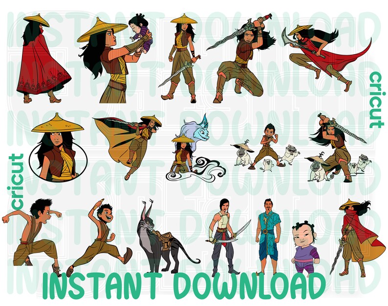 Raya SVG Raya and the Last Dragon Svg Bundle Raya Svg for - Etsy UK