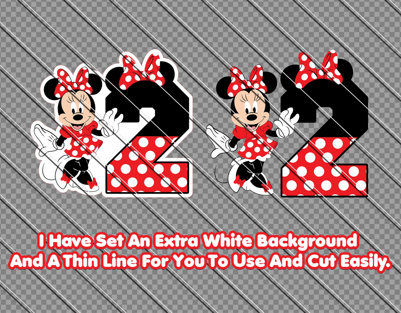 Minnie Mouse 2nd Birthday Minnie Mouse Svg Minnie Mouse Svg - Etsy