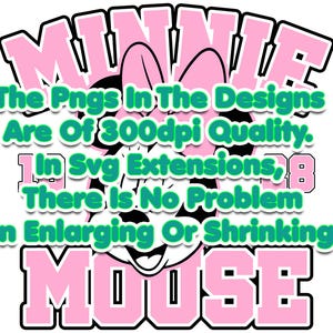 Minnie Mouse Svg, Minnie Svg for Cricut, Mickey Mouse Svg, Digital ...
