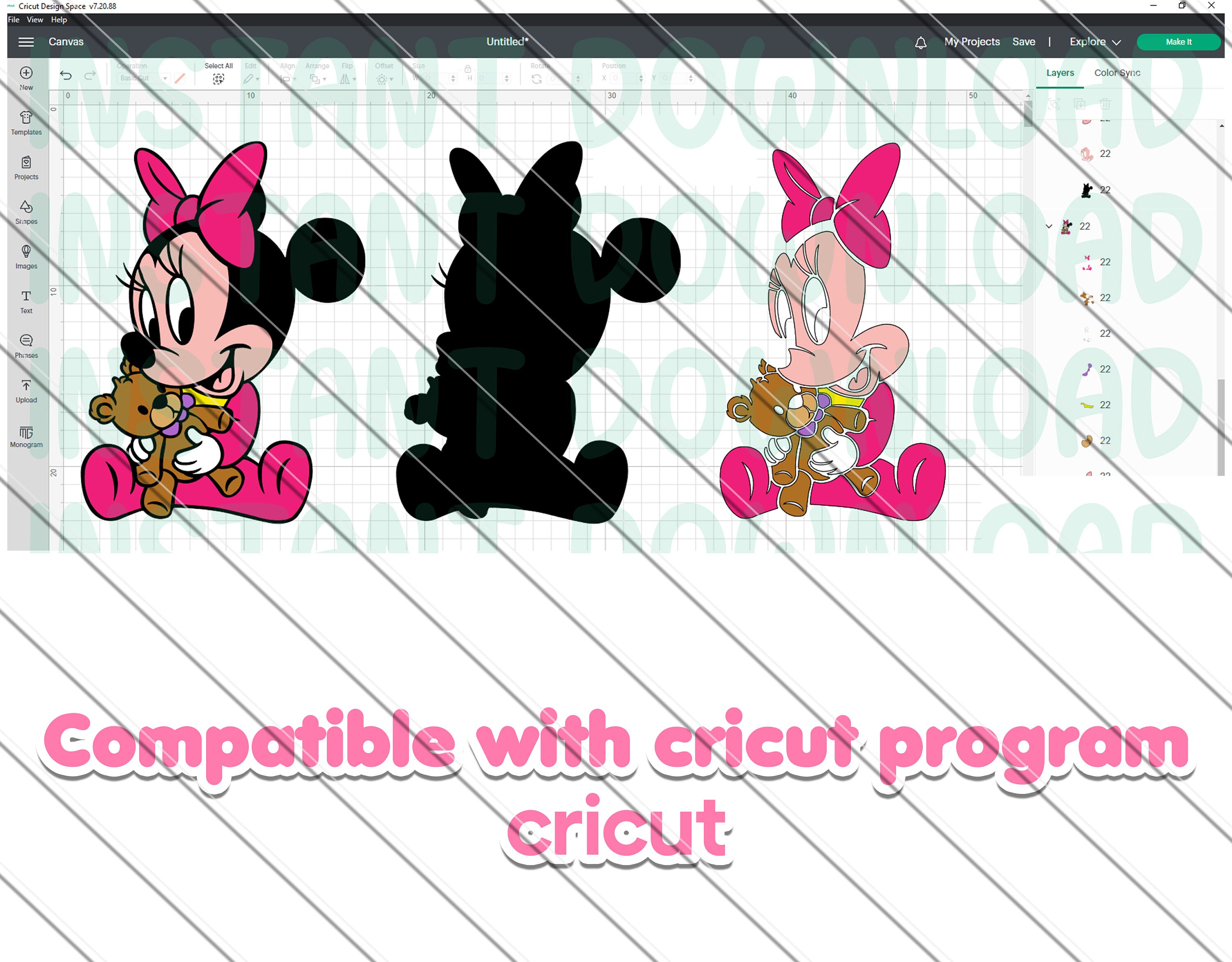 Baby Minnie Mouse Svg Baby Mickey Mouse Svg Baby Minnie and - Etsy