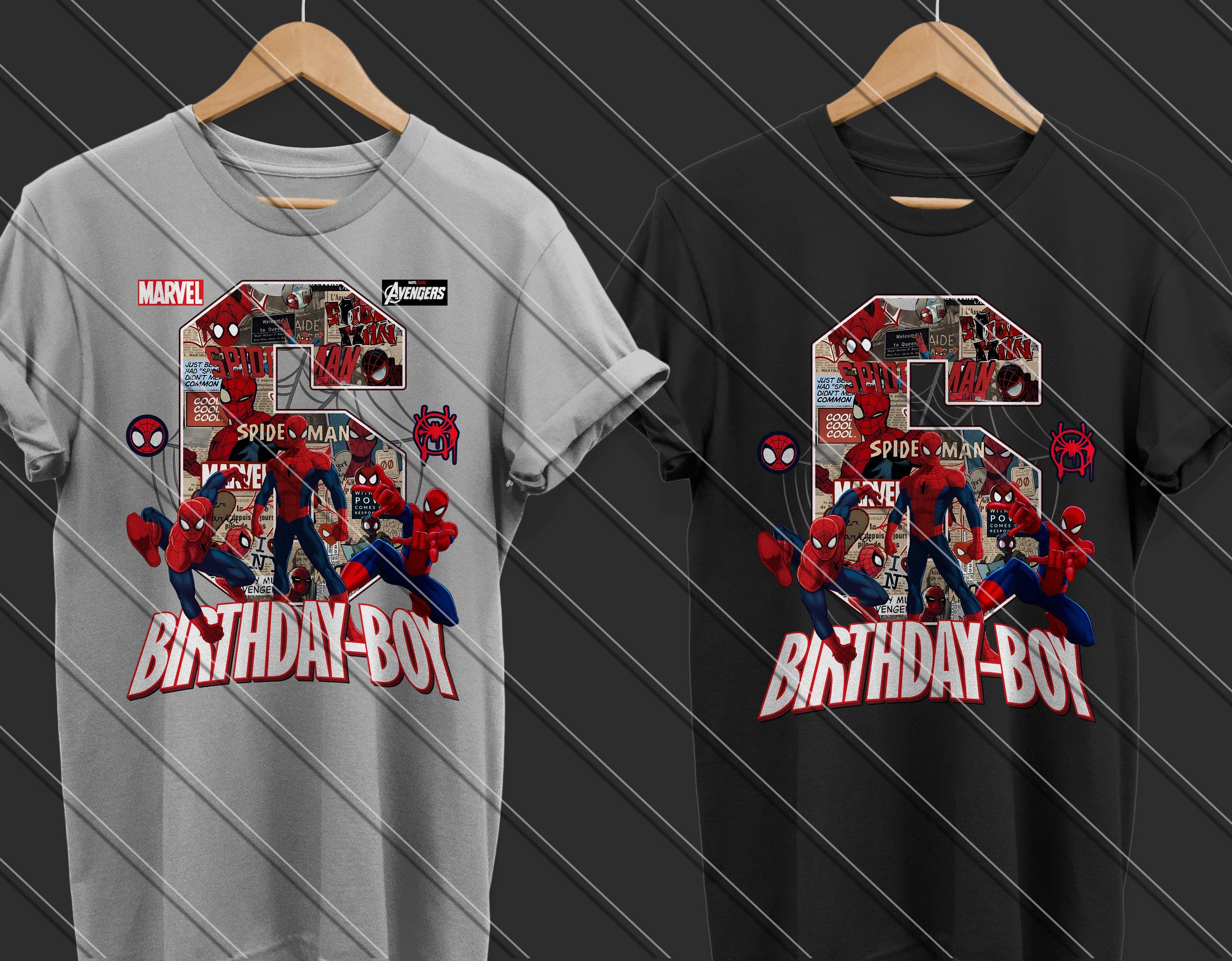 Spidey 6th Birthday PNG: Superhero Cake Topper (instant Download) - Etsy