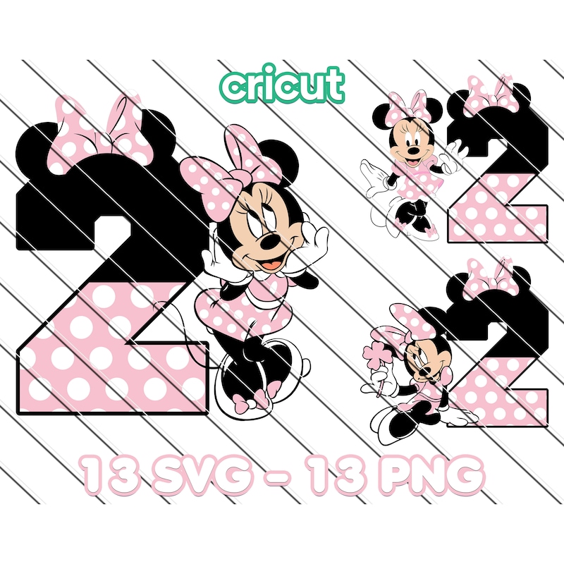 Minnie Mouse Svg - Etsy