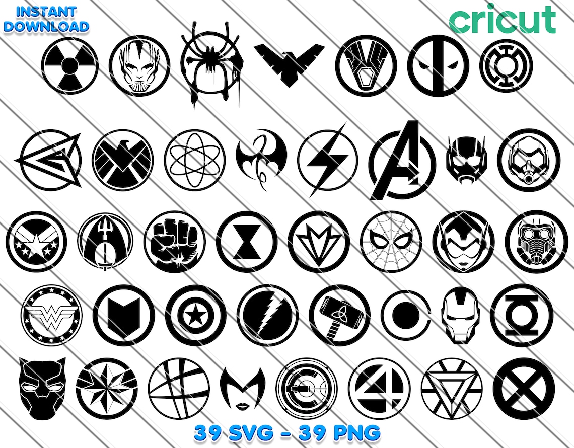 Marvels Svg Marvel Avengers Svg Marvels Svg for Cricut - Etsy