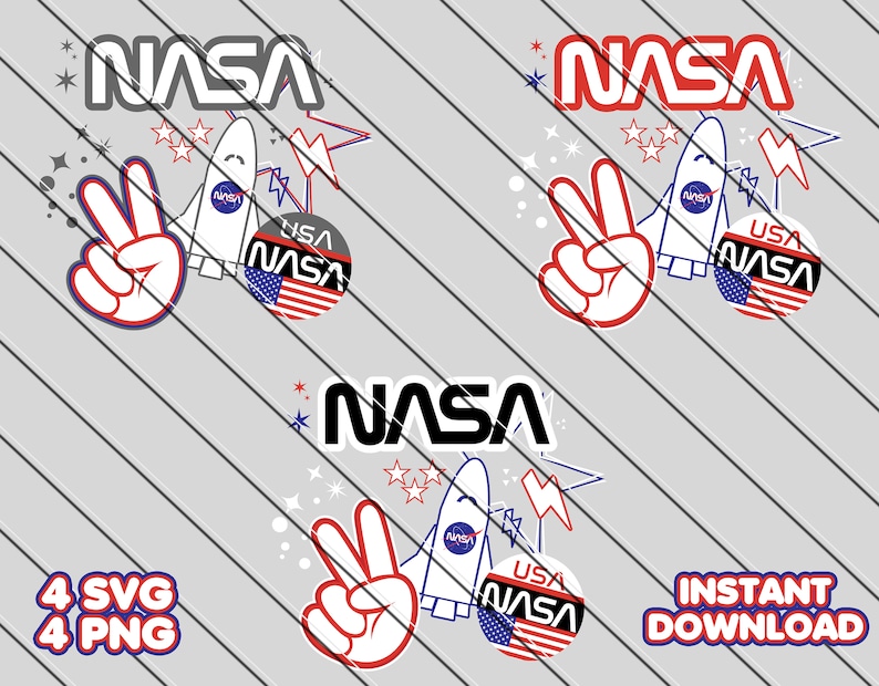 NASA Logos SVG: Space Vector Graphics (digital Download) - Etsy