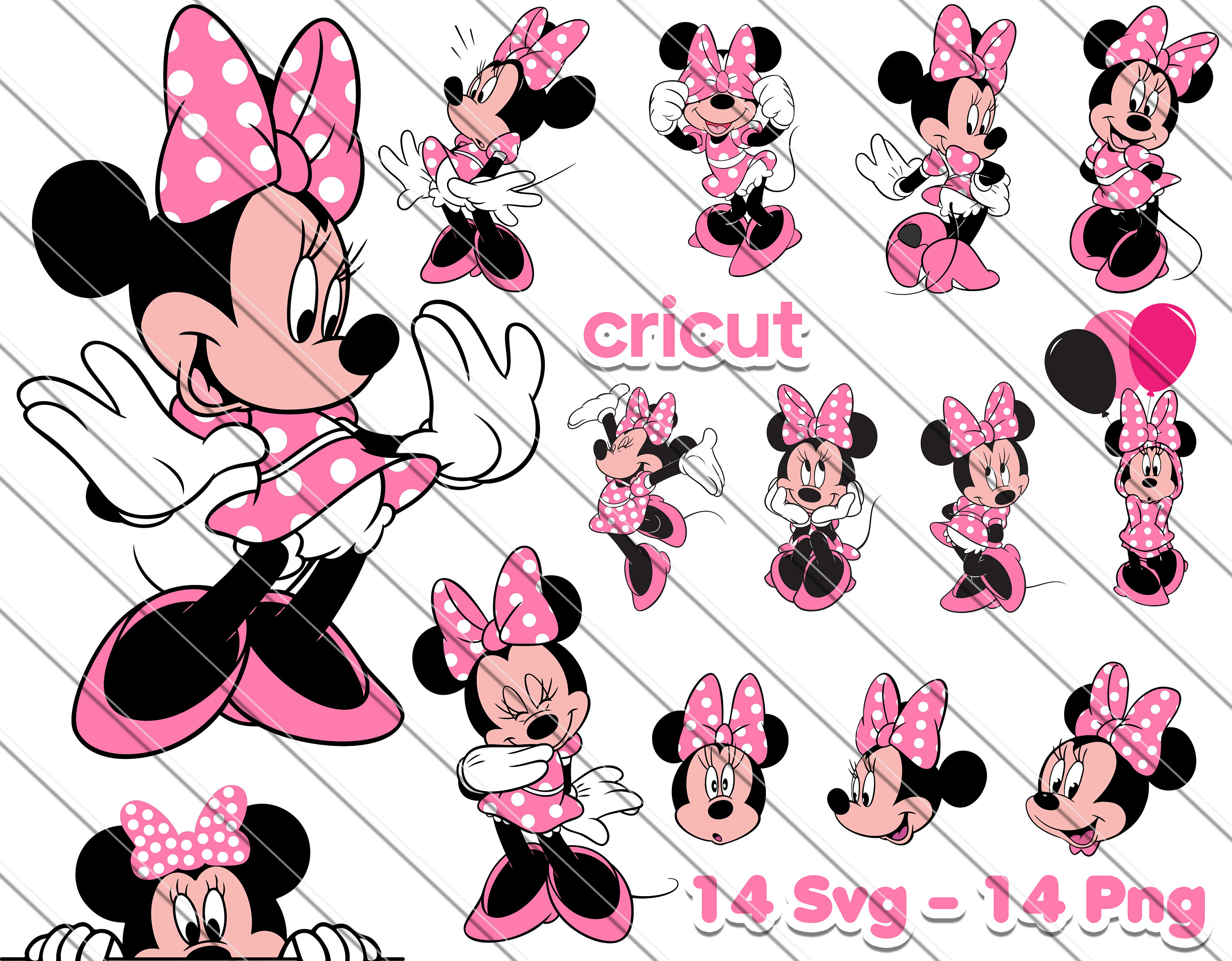 Minnie Mouse Svg Minnie Mouse para Cricut Minnie Mouse Png - Etsy México