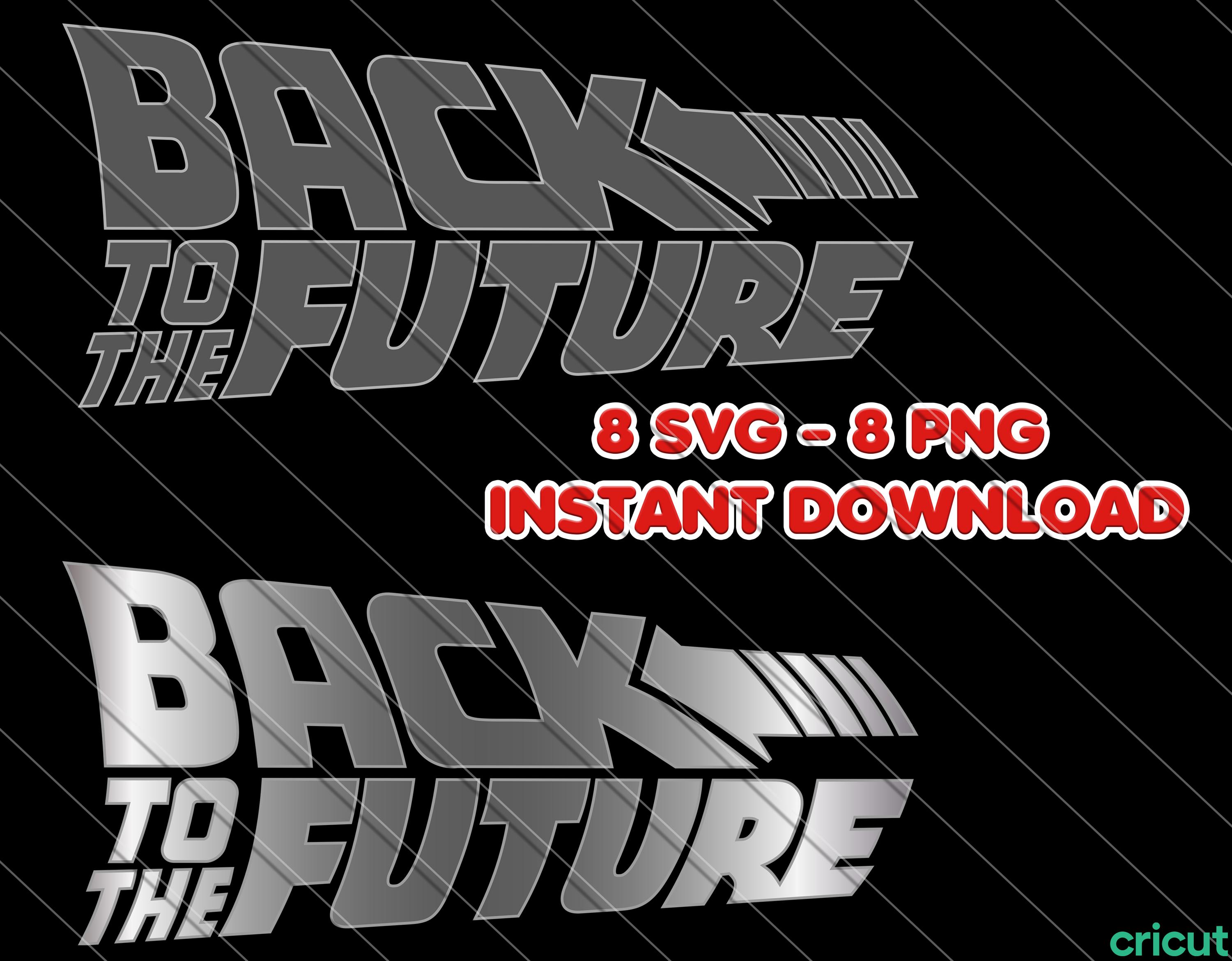 Back to the Future SVG PNG Bundle: Clip Art (digital Download) - Etsy