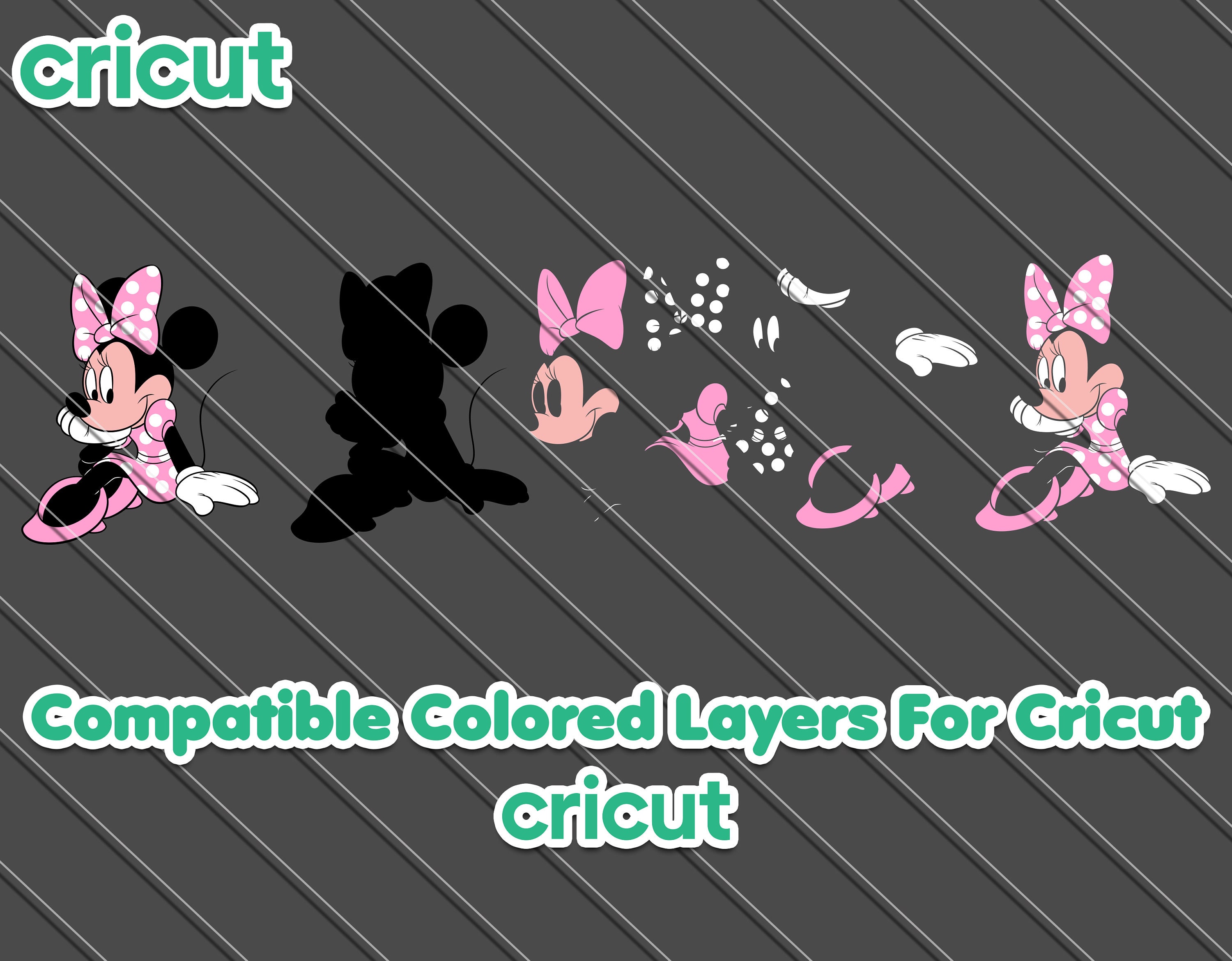 Minnie Mouse Svg, Minnie Mouse Svg for Cricut, Minnie Mouse Png, Pink ...