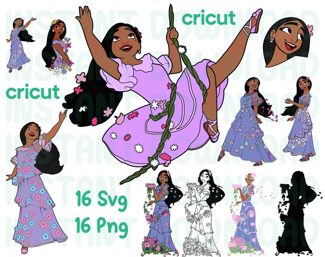Encanto Isabela Madrigal Svg Encanto Svg Isabela for Cricut - Etsy