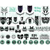 Wakanda Forever, PNG PDF SVG Eps Instant Digital Download Clipart ...