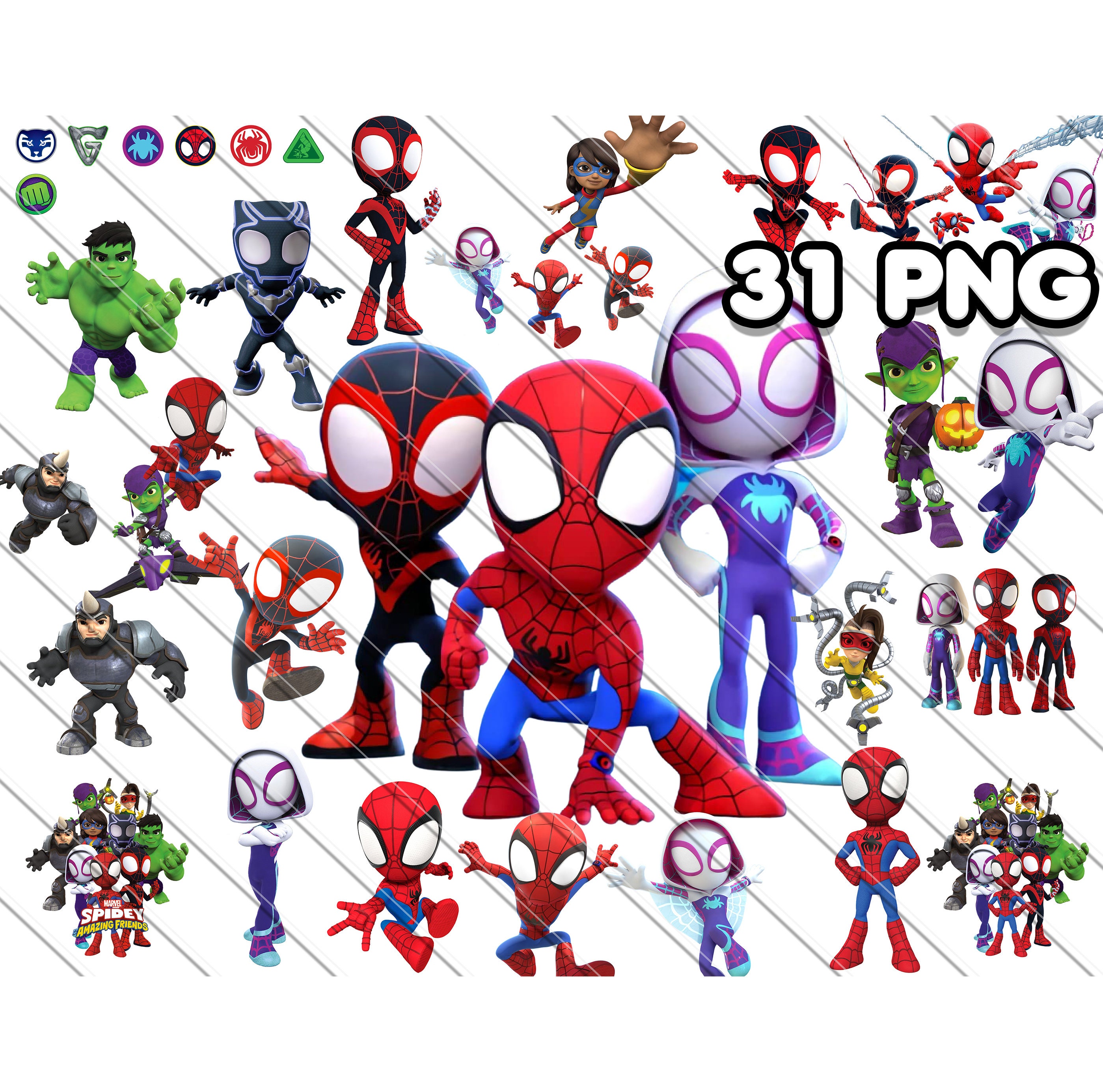 Spidey and His Amazing Friends PNG Images Spidey Shirt - Etsy Canada
