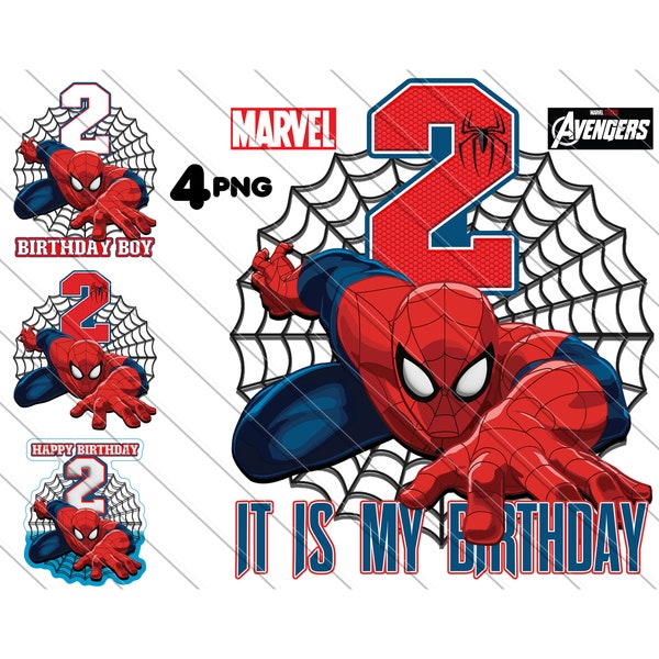 Spider Man Cake Topper - Etsy