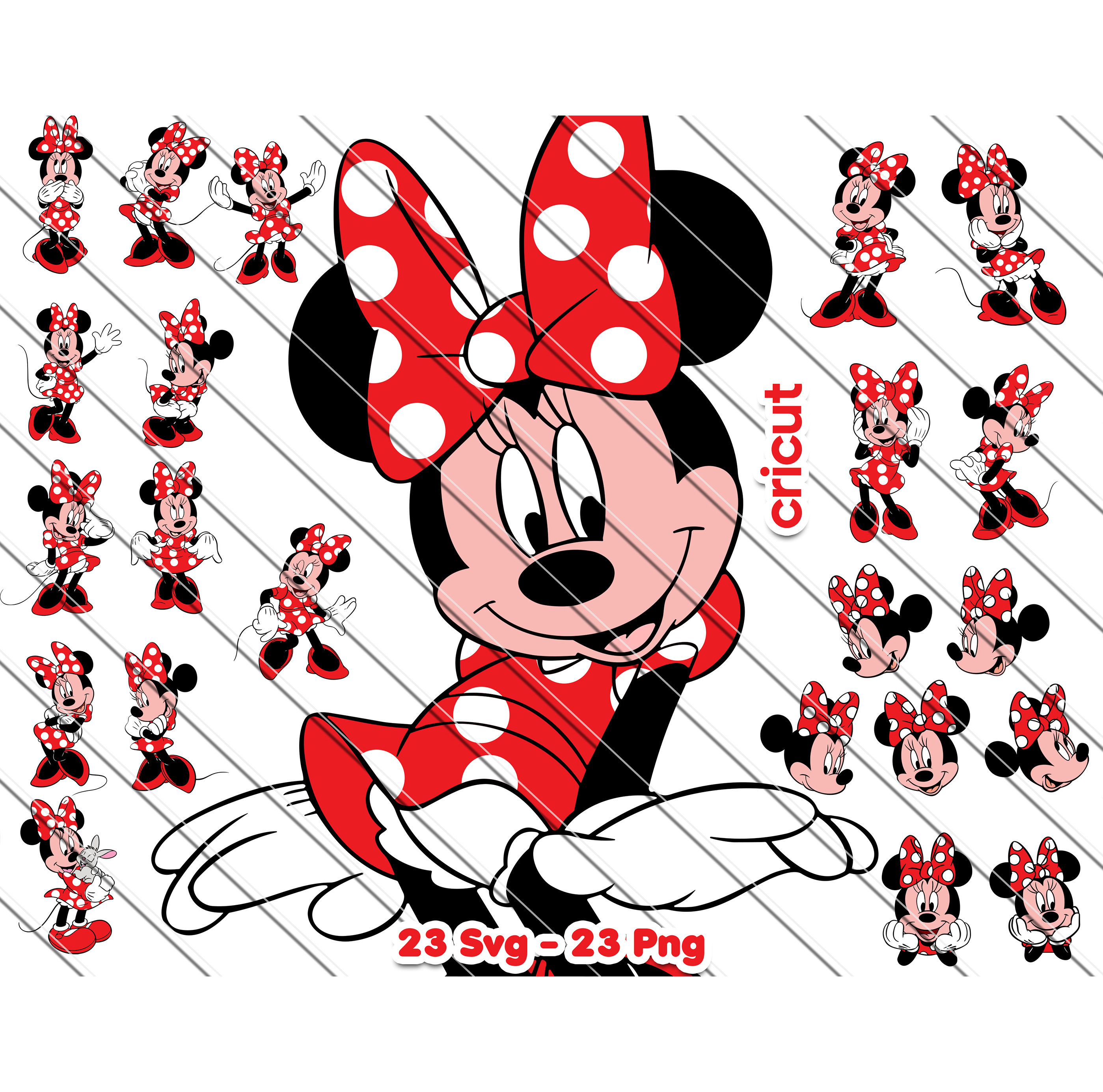 Red Minnie Mouse Png Minnie Mouse Badlaken / Strandlaken Rood Disney