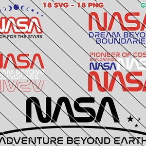 NASA Logos SVG Bundle: Space Designs for Cricut (digital Download ...