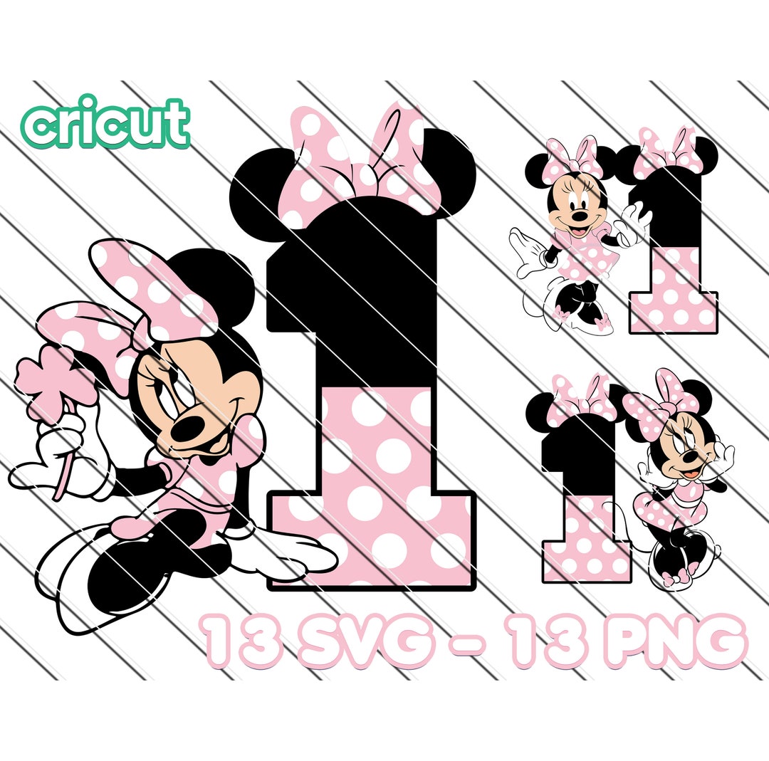 Minnie Mouse Svg, Minnie Mouse Svg for Cricut, Minnie Mouse Png, Clip ...