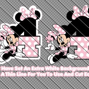 Minnie Mouse 4th Birthday, Minnie Mouse Svg, Minnie Mouse Svg for ...