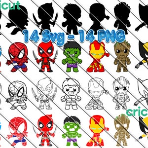 Superhero Svg, Baby Superhero Cricut Vector Bundle, Superhero DIY, Cut ...