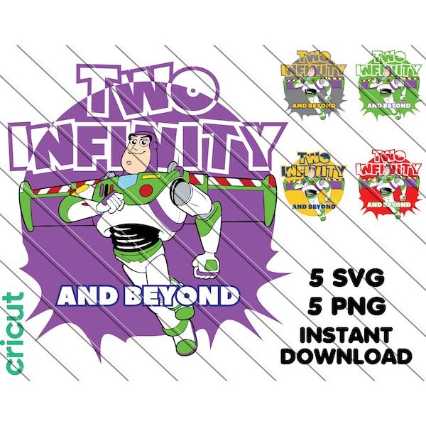 Two Infinity and Beyond Svg - Etsy
