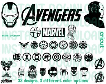 Marvel svg - Etsy