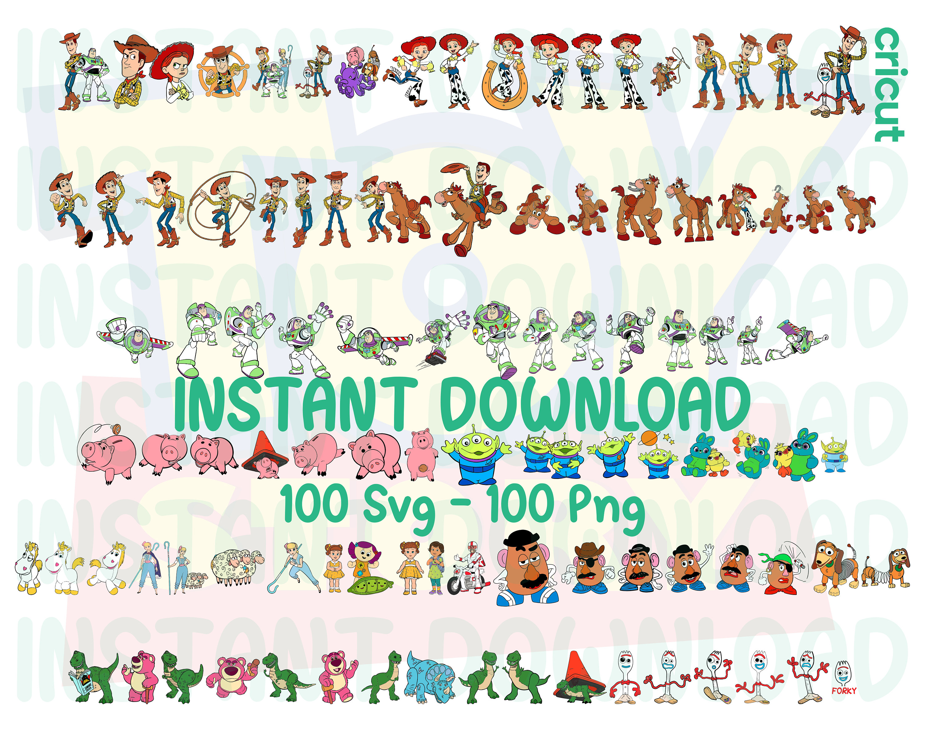 Toy Story Svg Toy Bundle Layered Toy Story Bundle Animation - Etsy UK