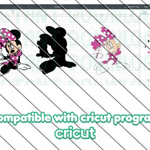 Minnie Mouse Svg, Minnie Svg for Cricut, Printable Minnie Mouse Png ...