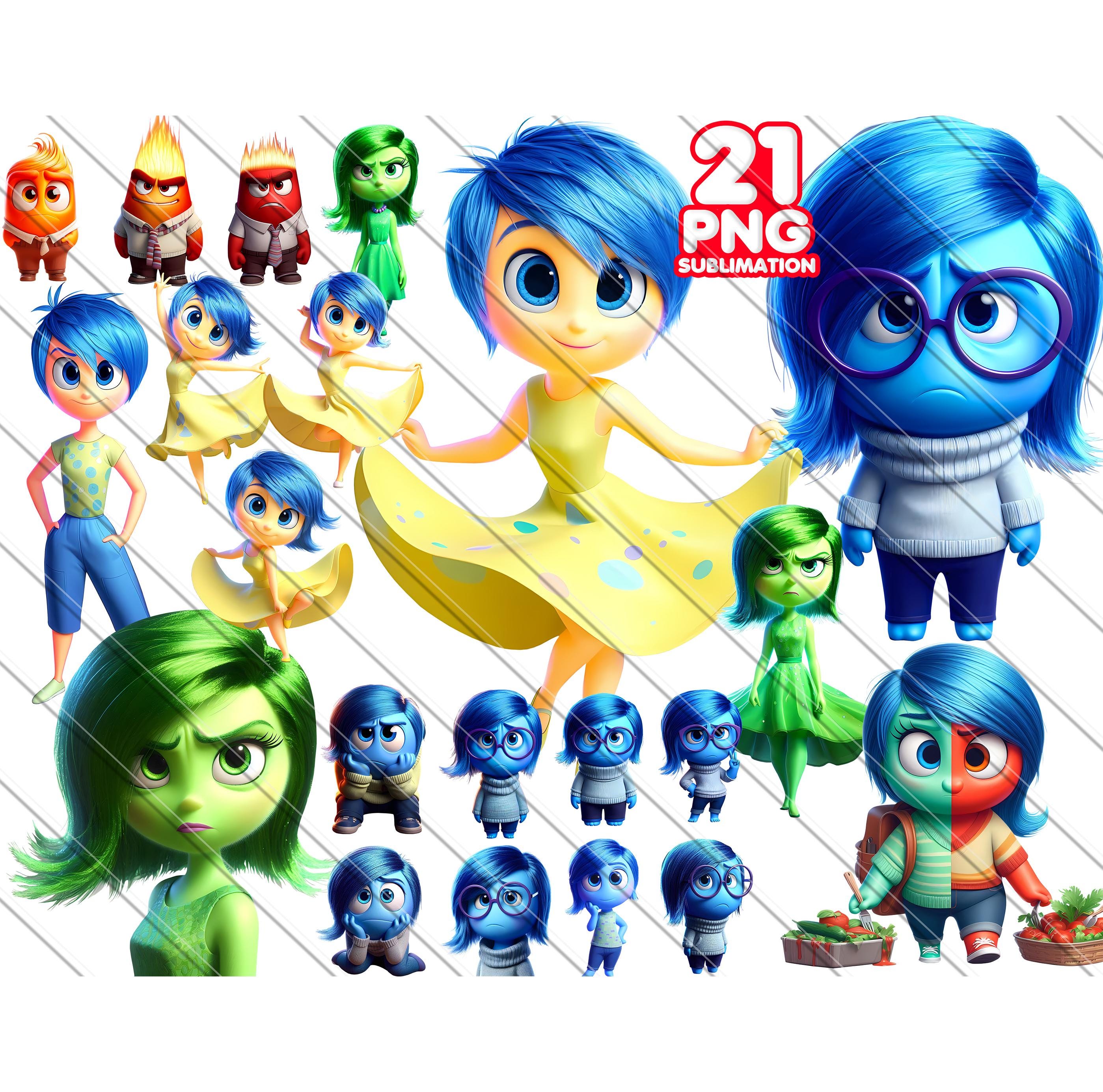Inside Out 2 PNG Clipart: Transparent Background, Digital Files ...