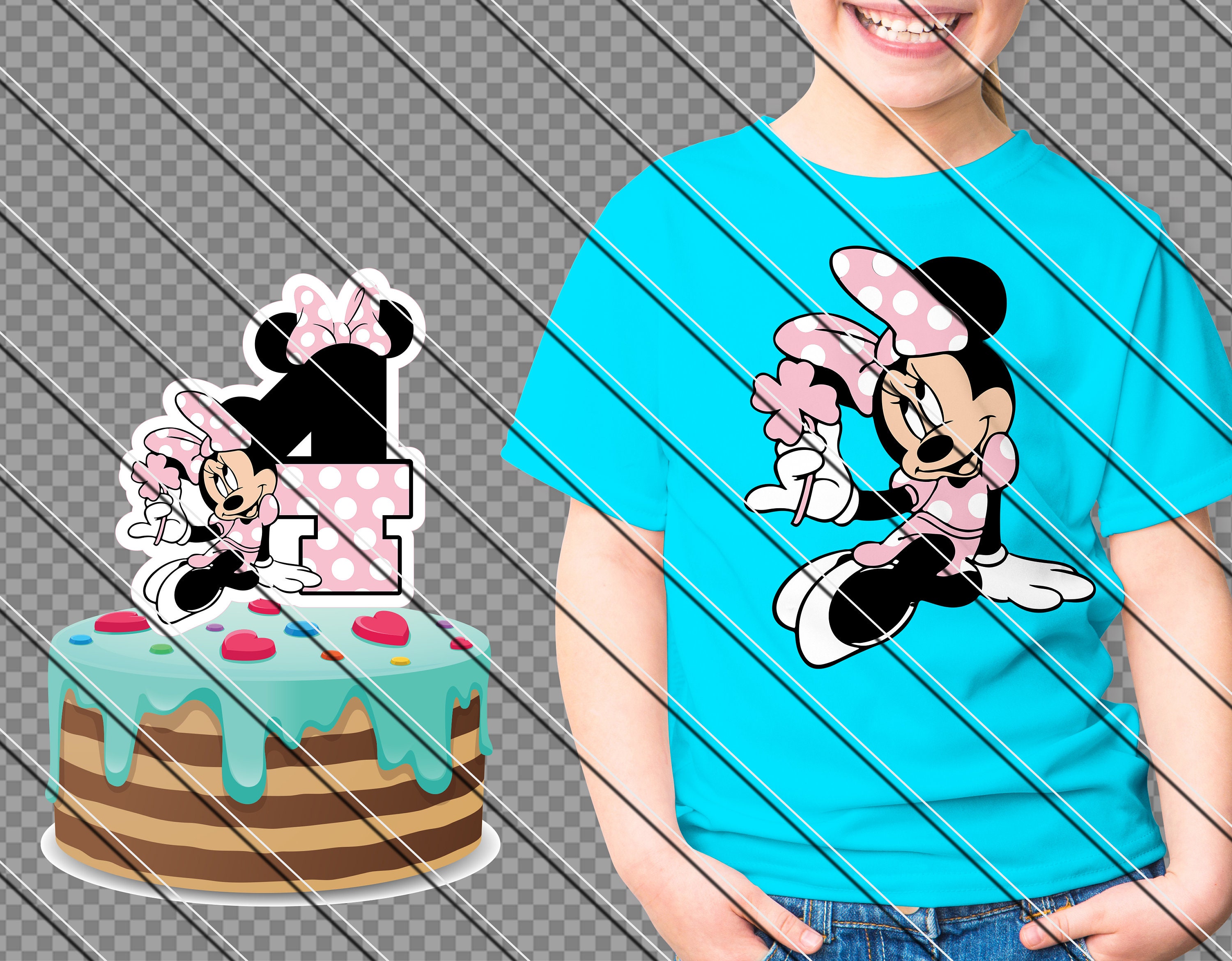 Minnie Mouse 4th Birthday Minnie Mouse Svg Minnie Mouse Svg - Etsy