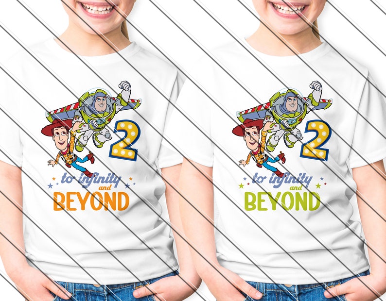 Two Infinity and Beyond Svg, Png, Pdf, Toy Story Svg, Digital Download ...