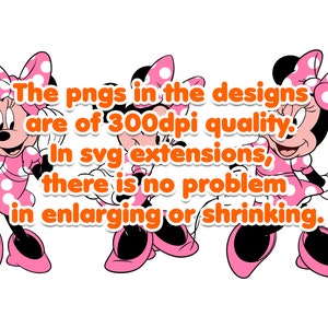 Pink Minnie Mouse Svg, Minnie Mouse for Cricut, Minnie Mouse Png,svg - Etsy