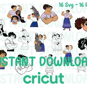 Luisa Encanto SVG & PNG Clipart: Cricut, Silhouette (digital Download ...