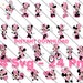 Pink Minnie Mouse Svg, Minnie Mouse for Cricut, Minnie Mouse Png,svg - Etsy