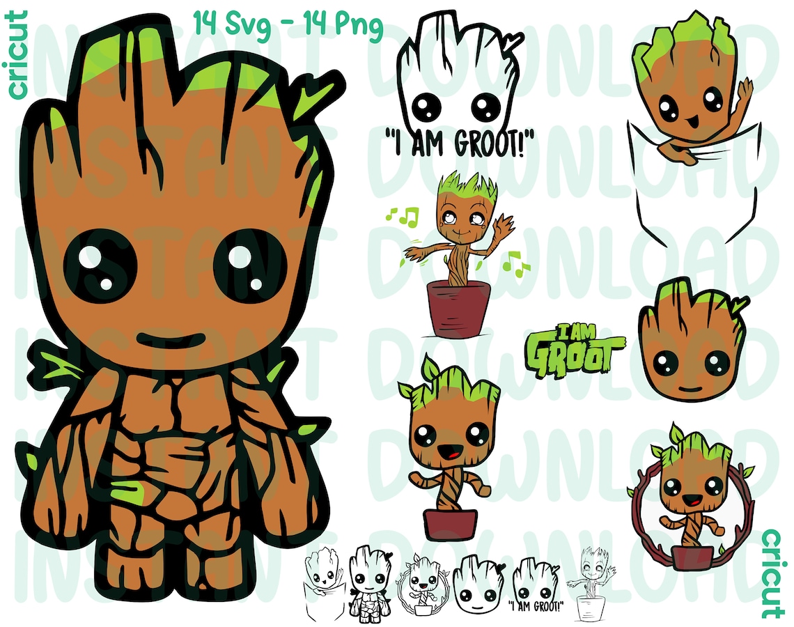 Groot Svg Baby Groot Svg I Am Groot Svg Groot Clipart Svg - Etsy Australia