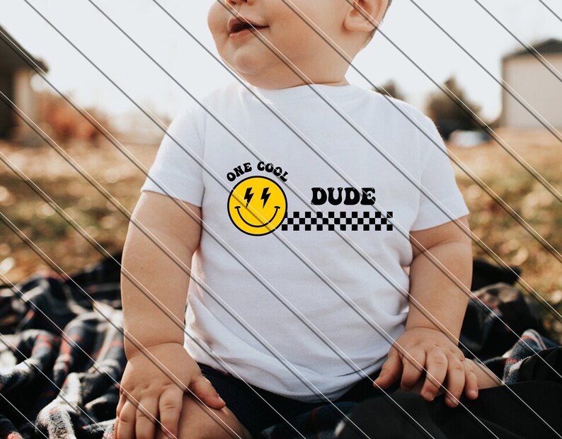One Cool Dude, Matching Family, One Birthday Svg, Png, Smiley Eyes ...