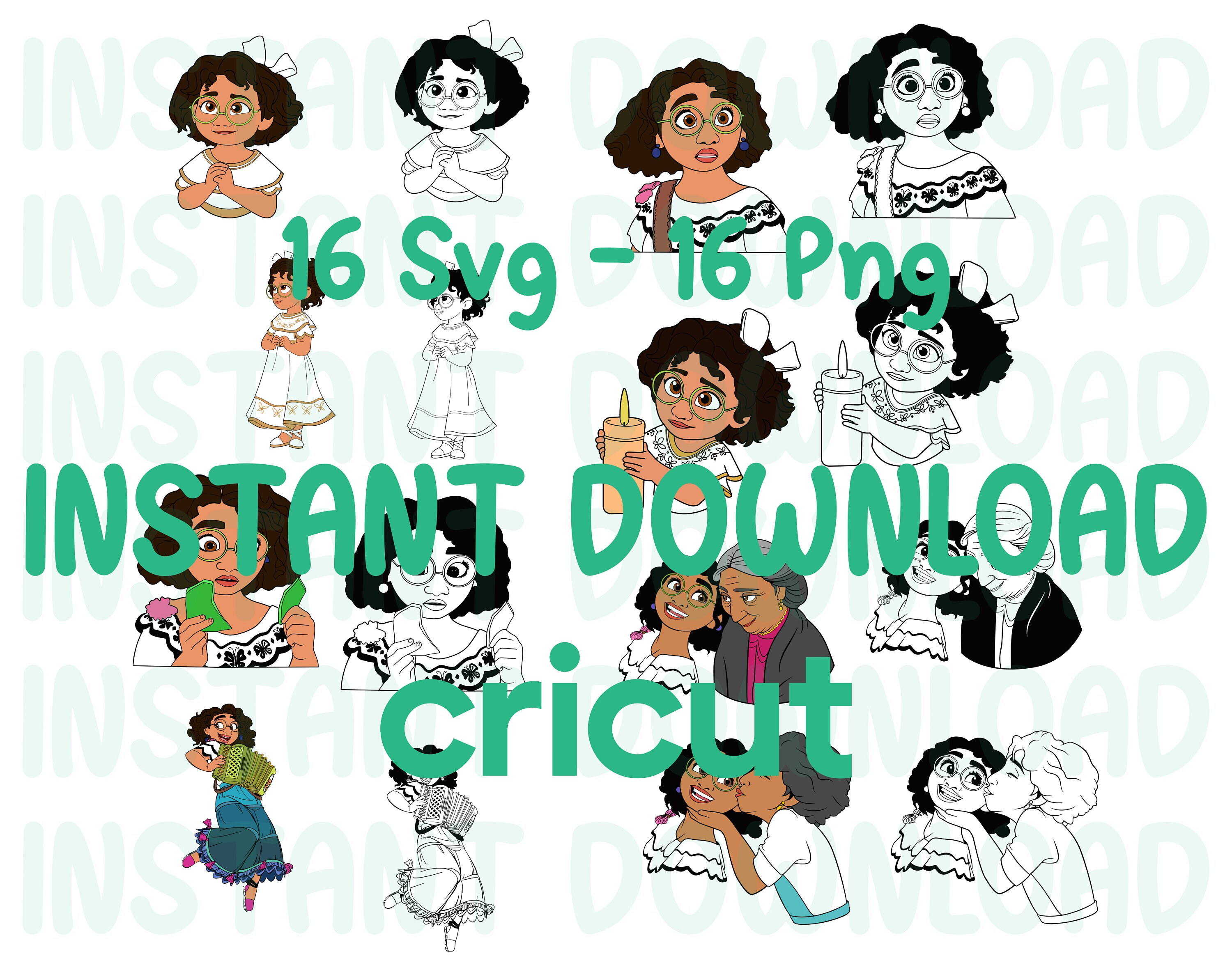 Encanto Svg Mirabel Svg Svg para Cricut Mirabel Madrigal - Etsy México