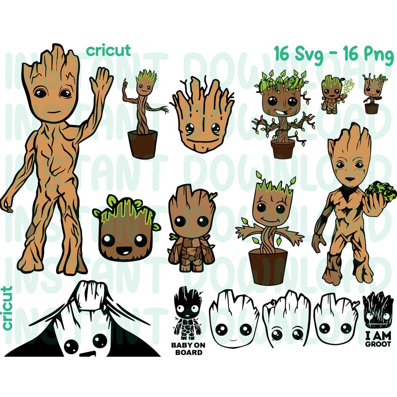 Groot Svg - Etsy