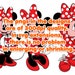 Red Minnie Mouse SVG PNG: Cricut Clipart, Image Files (digital Download ...
