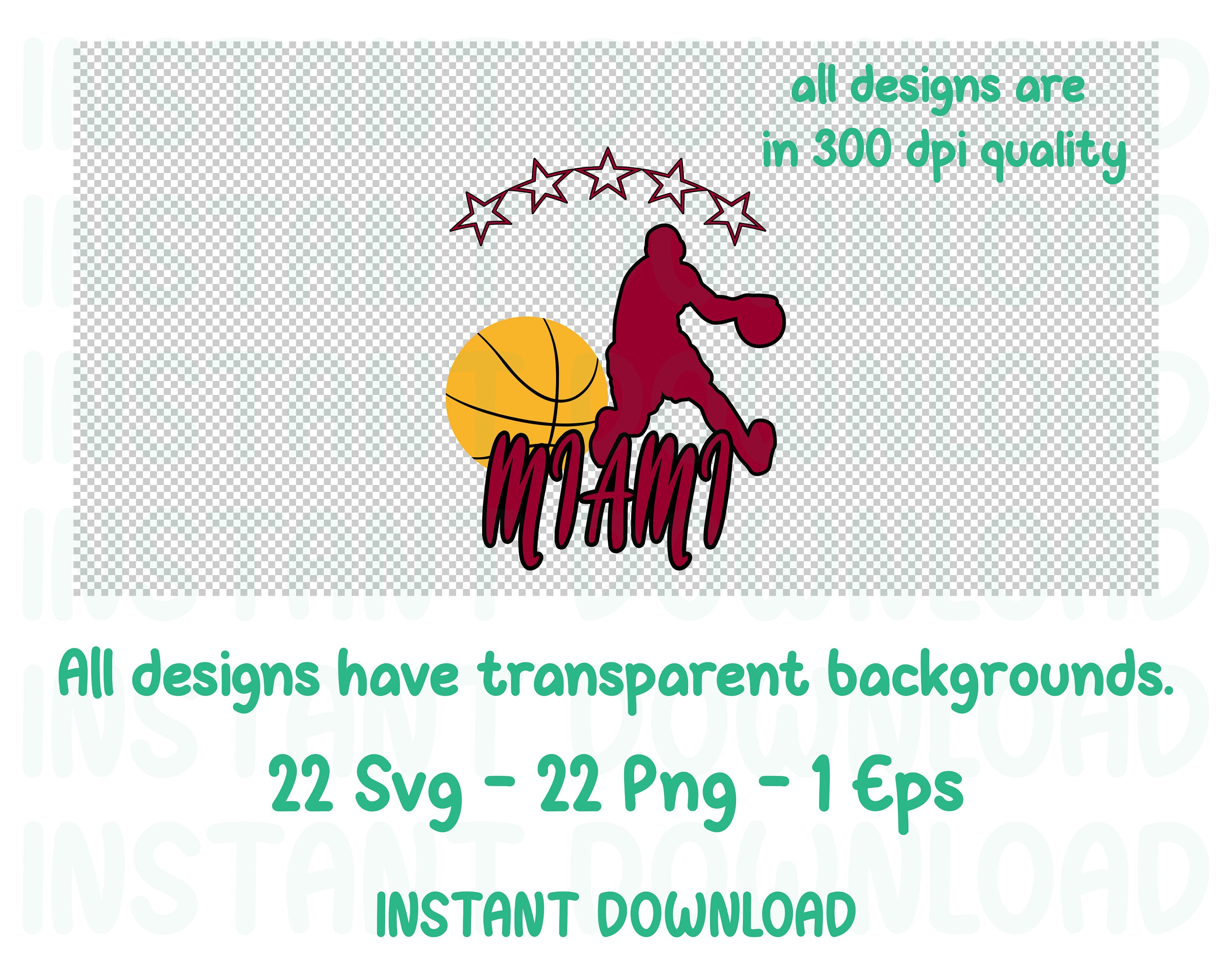 Miami Basketball Svg Basketball Svg Cut File Miami Svg - Etsy