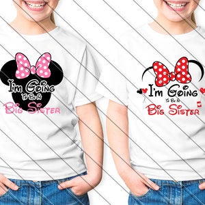 Minnie Mouse Big Sister SVG: Birthday Design (digital Download) - Etsy