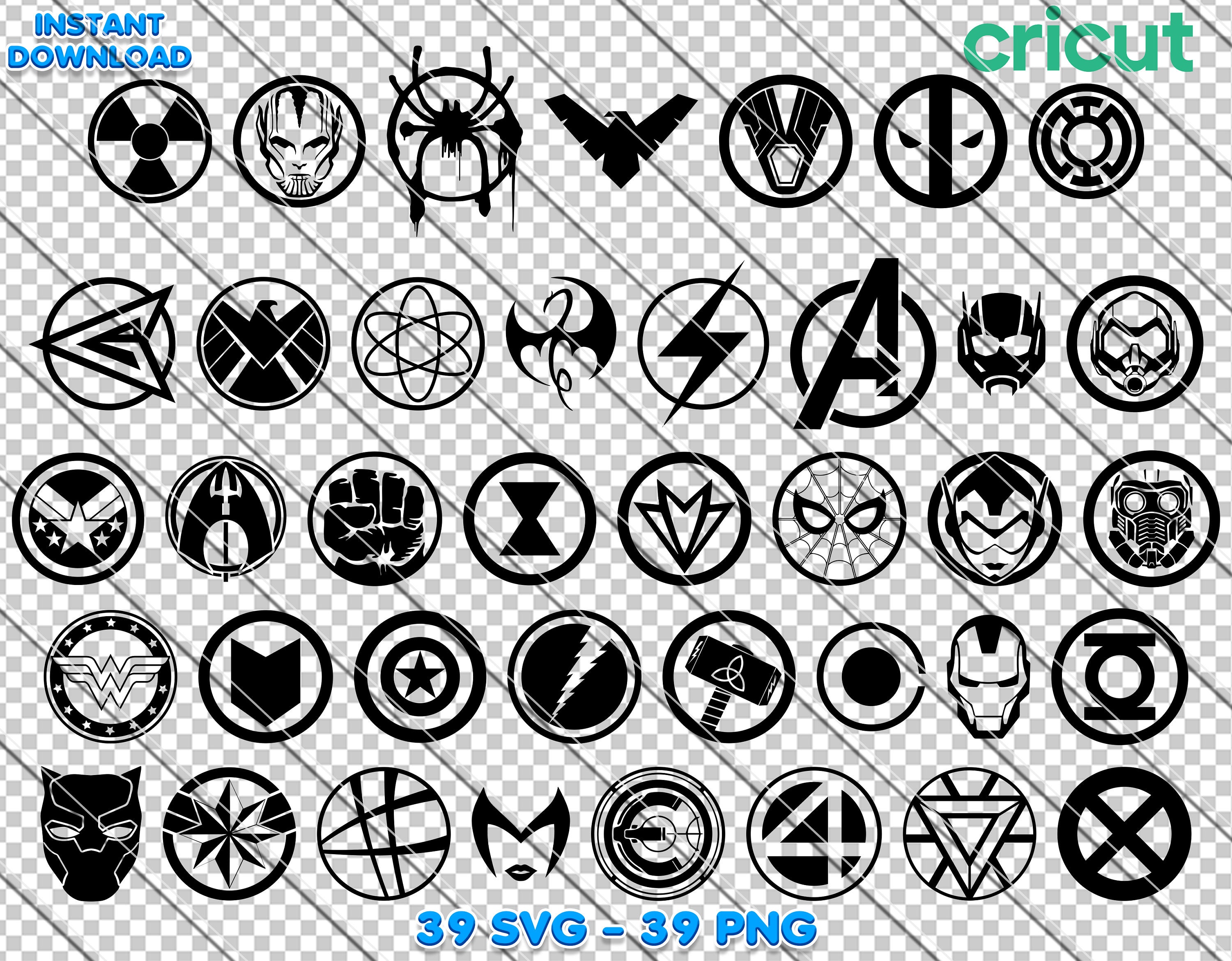 Marvels Svg Marvel Avengers Svg Marvels Svg for Cricut - Etsy