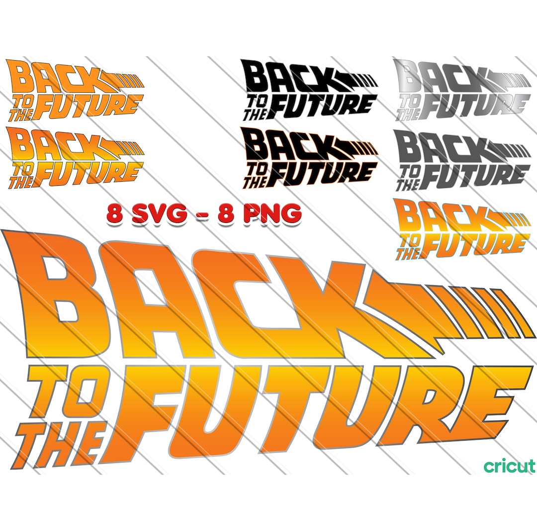 Back to the Future SVG PNG Bundle: Clip Art (digital Download) - Etsy